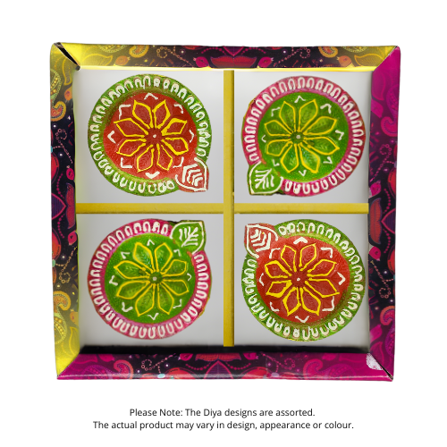 Buy Fancy Diwali / Deepavali Diya Big (Pack of 4 ) - [D07] (1pc) Online ...