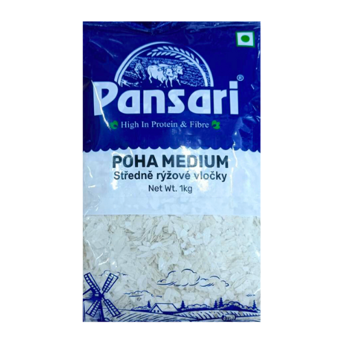Buy Pansari Poha / Powa / Flattened Rice - Medium (1Kg) Online at Best ...