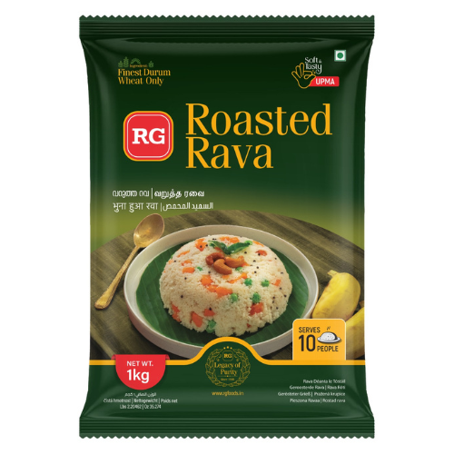 Buy RG Roasted Rava / Suji (1kg) Online at Best Price in Europe