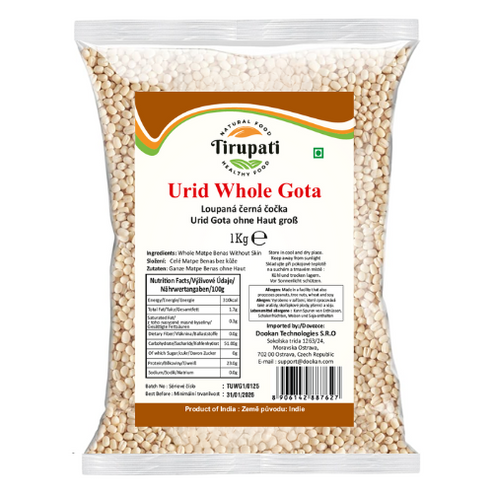 Buy Tirupati Urad Dal Whole / Urid Gota - Without Skin (1kg) Online at ...