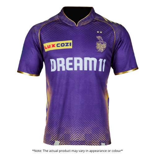 Buy Free IPL 2025 Kolkata Knight Riders Fan Edition Replica Team Jersey ...