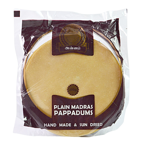 Buy Annam Madras Plain Papadum (200g) Online at Best Price in Europe